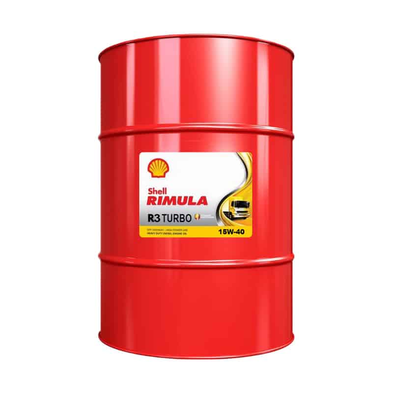 Shell RIMULA R3 TURBO 15W-40 CH4 209L - Carbon Car Care - Nigeria